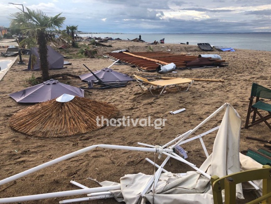 Σκηνικό αποκάλυψης: Η φονική κακοκαιρία στη Χαλκιδική μέσα από εικόνες ...