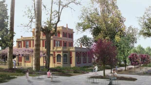 Αποκαθίσταται πλήρως το εμβληματικό κτίριο της Villa Rossa στην Κέρκυρα ...