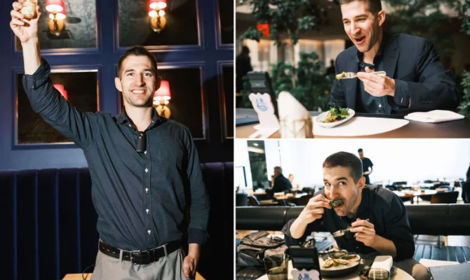 Δείπνησε σε μια μέρα σε 18 εστιατόρια με αστέρια Michelin | in.gr