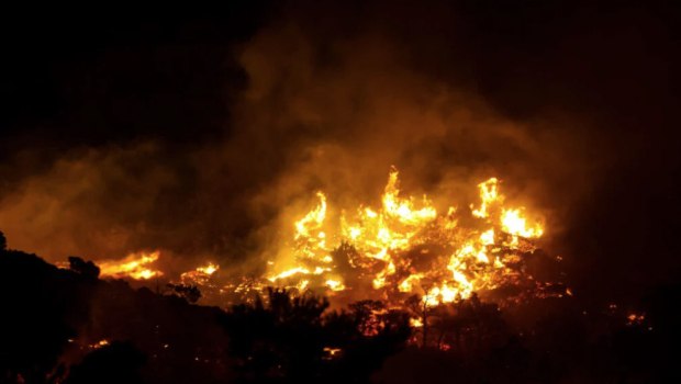 Υπό έλεγχο τέθηκε η πυρκαγιά στο Ελληνοχώρι Κορινθίας - Εκαψε γεωργικές ...