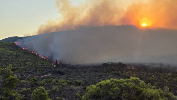 Φωτιά στην περιοχή Κοιλιωμένος Ζακύνθου - Ηχησε το 112 | in.gr